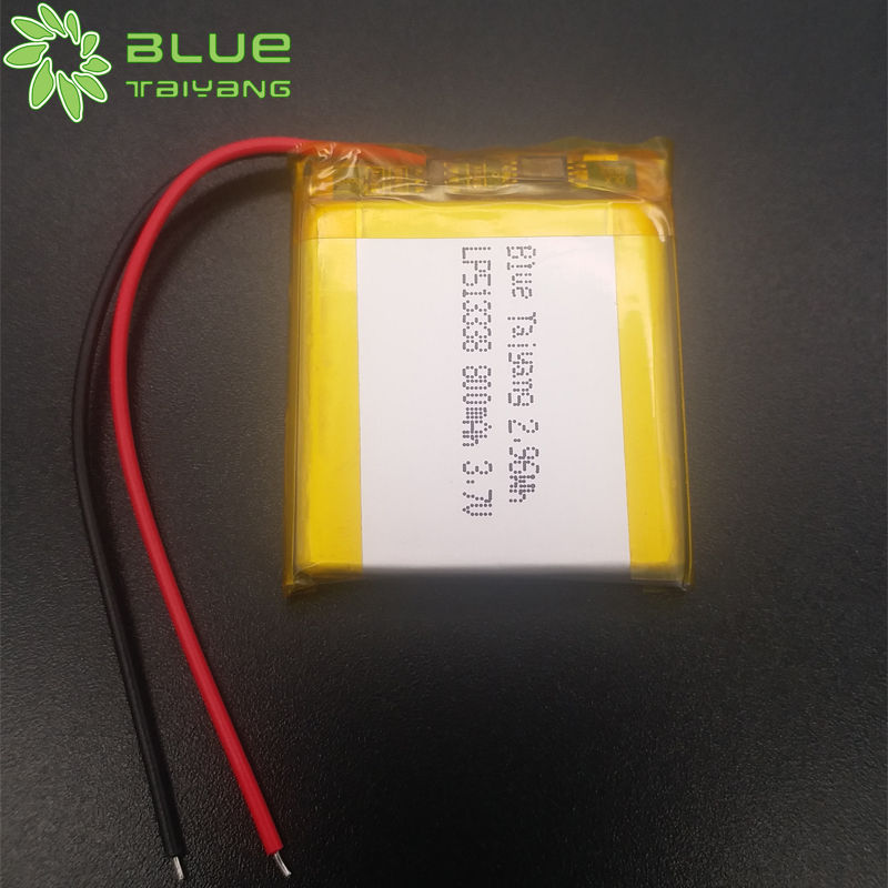 513338 3.7v 800mah 2.96wh rechargeable lithium polymer battery