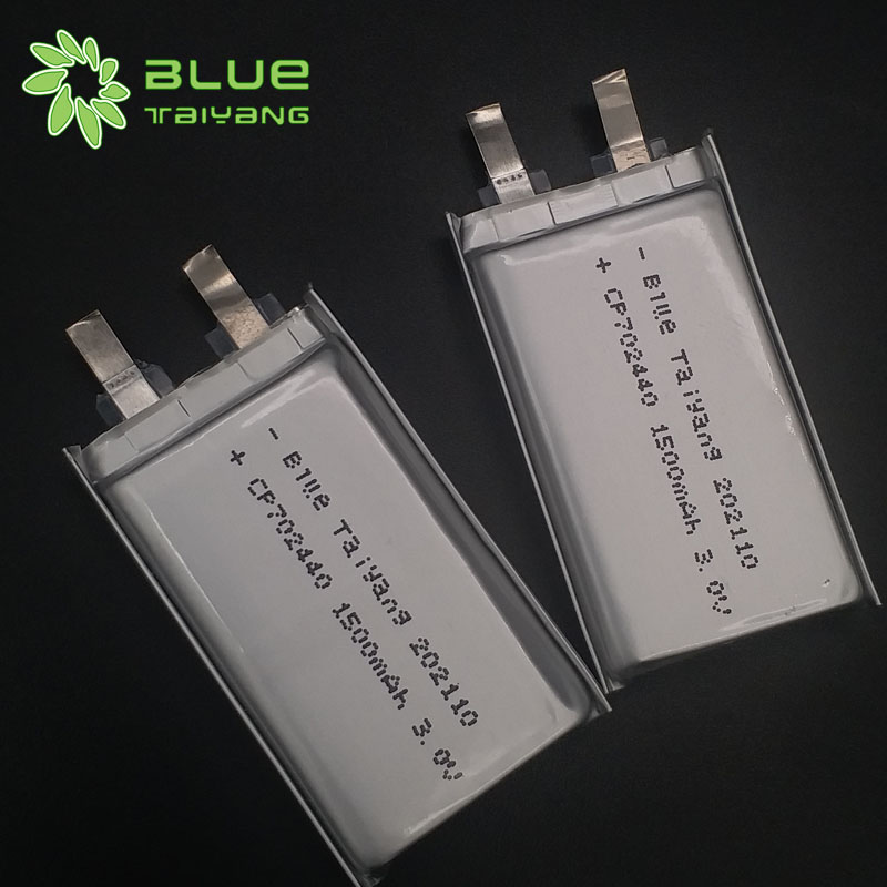 Custom design CP702440 3.0V 1500mah primary lithium limno2 battery